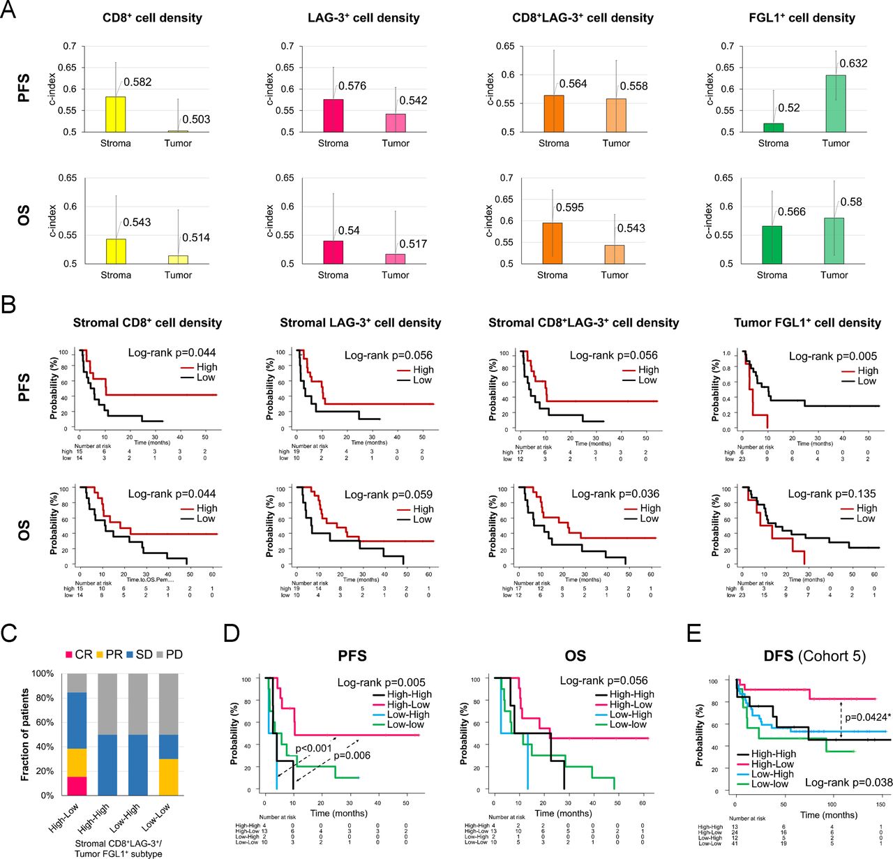Impact of LAG-3/FGL1 pathway on immune evasive contexture and clinical ...