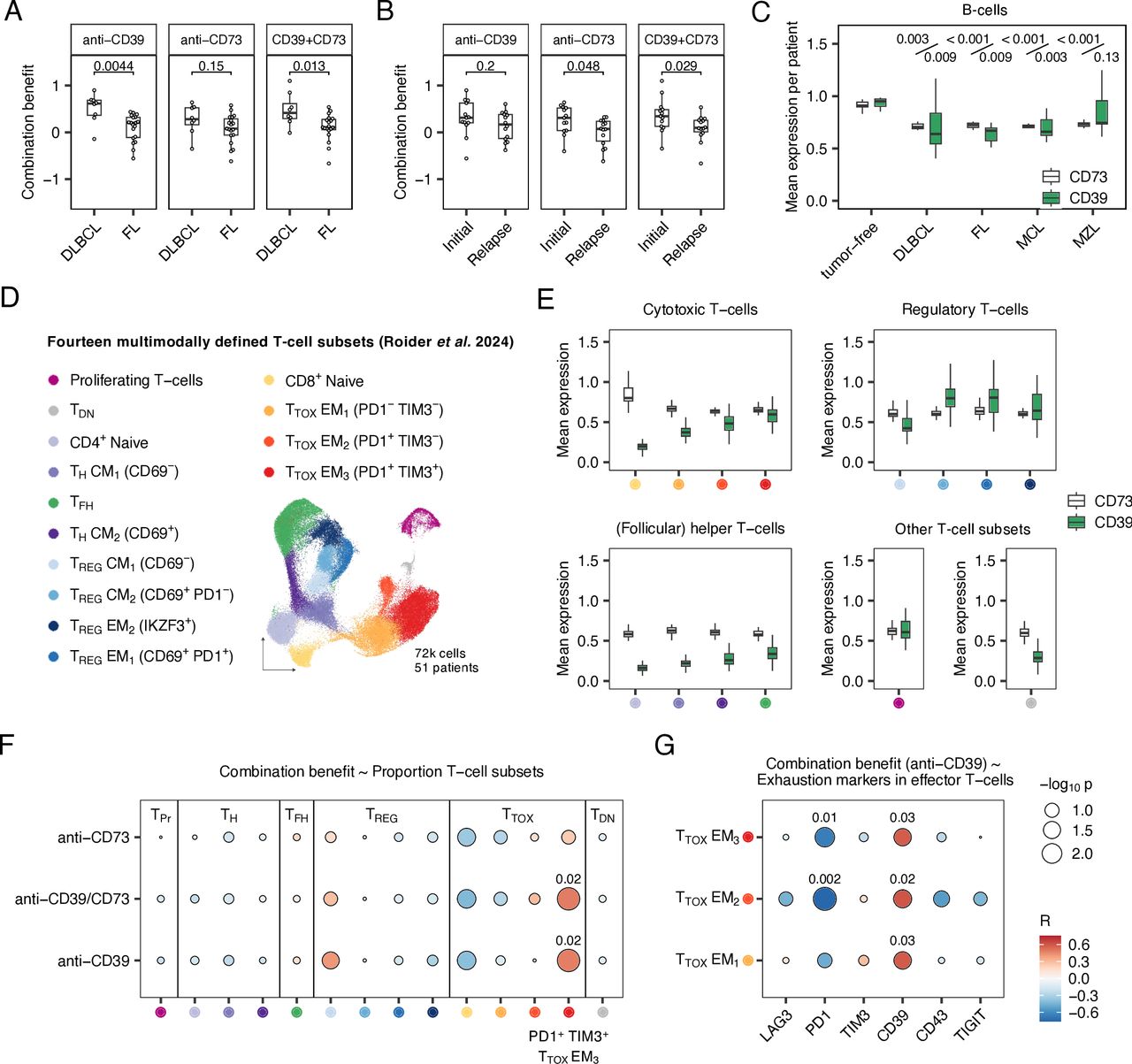 Blocking the CD39/CD73 pathway synergizes with anti-CD20 bispecific ...