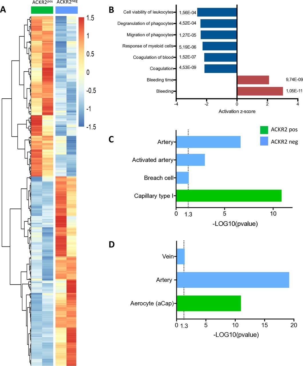Selective expression and significance of ACKR2 in lung aerocytes ...