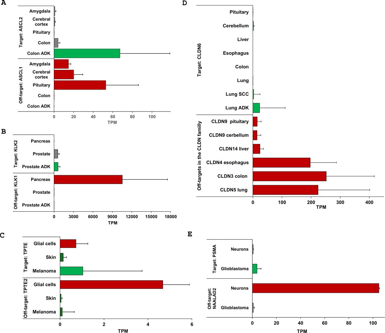 Shared epitopes create safety and efficacy concerns in several cancer ...